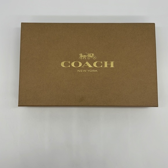 Coach | Bags | Coach Boxed Corner Zip Wristlet In Signature Canvas ...